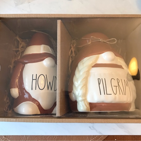 Rae Dunn | Accents | Howdy Pilgrim Rae Dunn Figurines | Poshmark